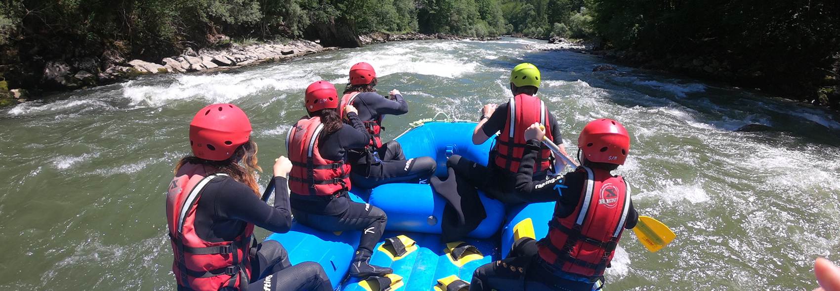 Rafting für Familien und Kinder auf der Enns im Gesäuse